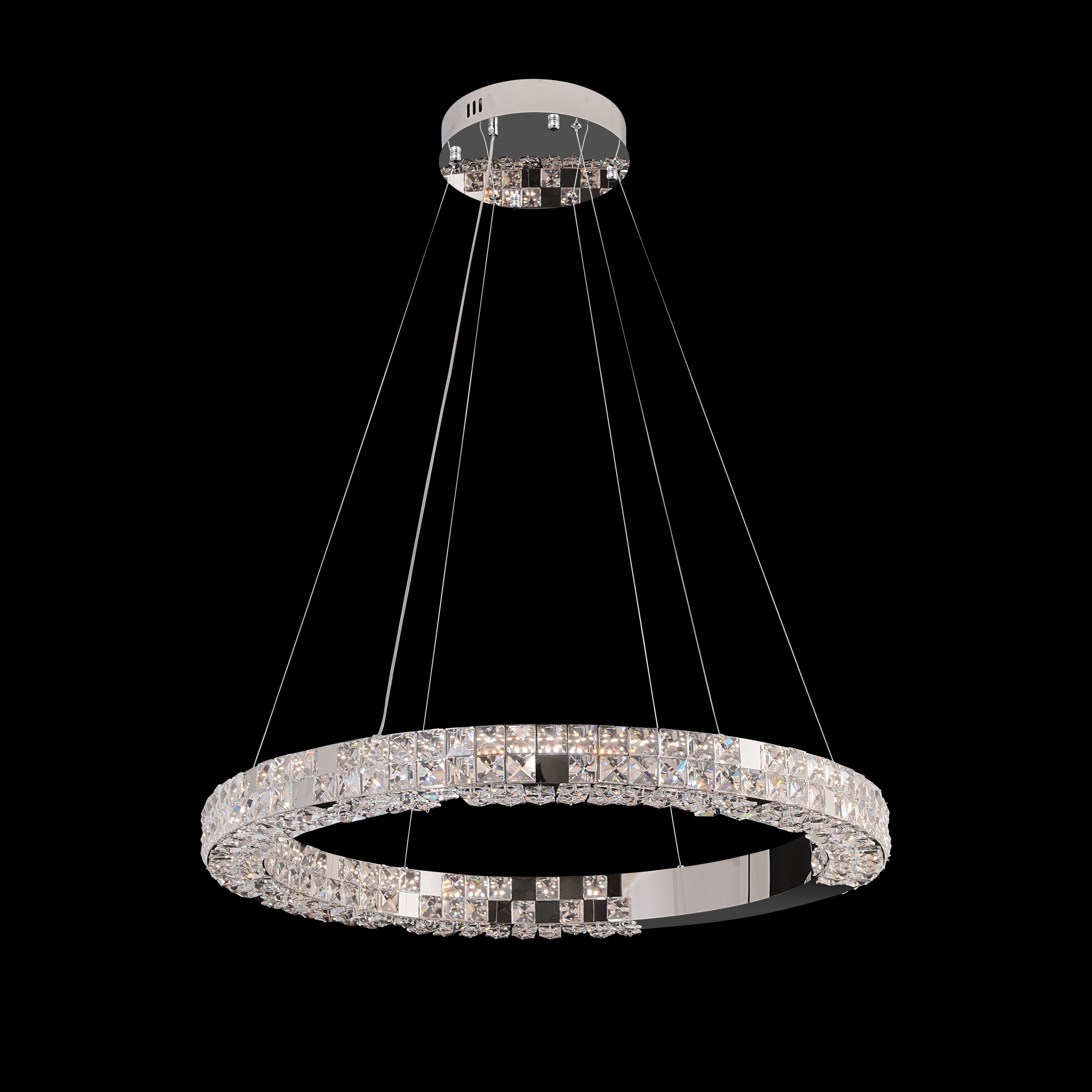 Modern Crystal LED Ring Chandelier – US.CHANDELIER