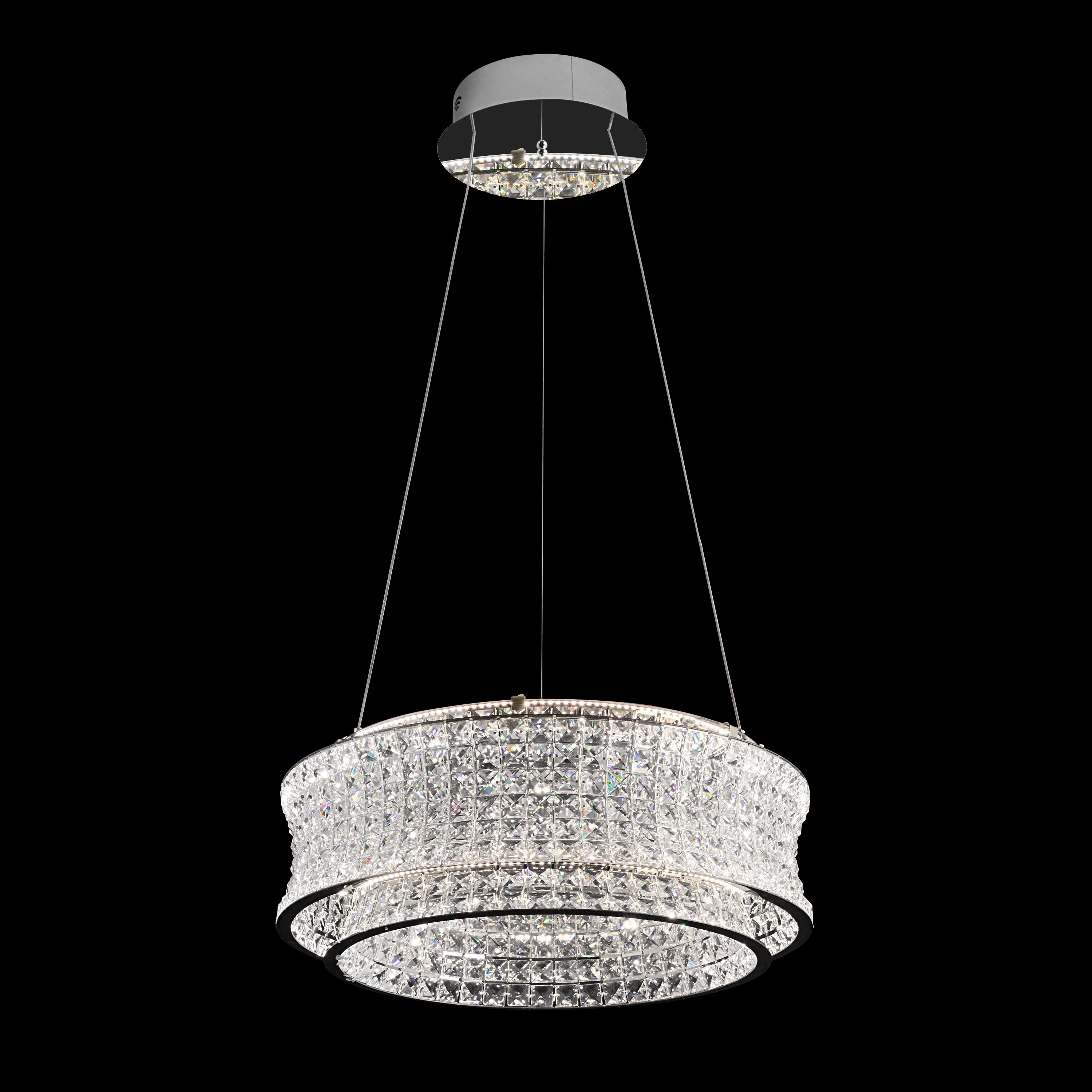 Modern Chrome Crystal LED Round Chandelier – US.CHANDELIER